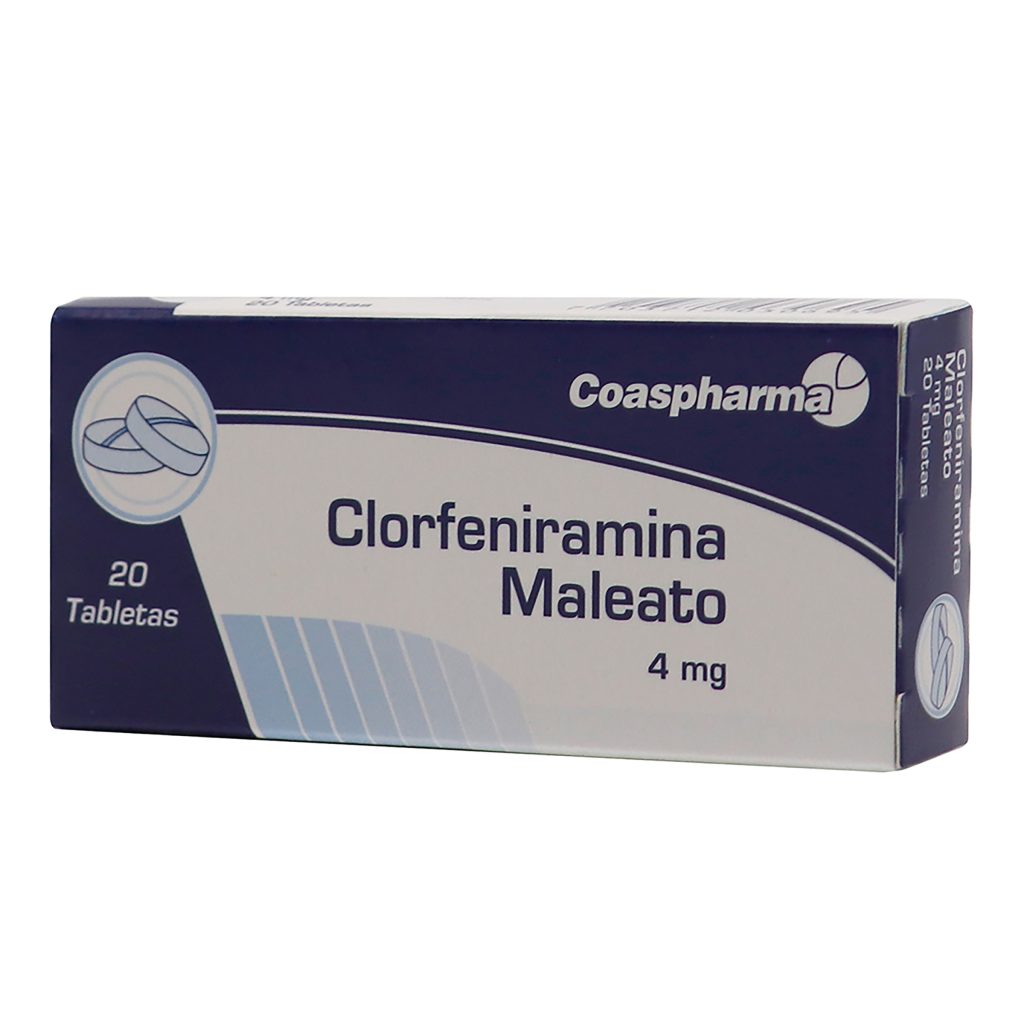 CLORFENIRAMINA 4 mg TABLETAS - Laboratorios