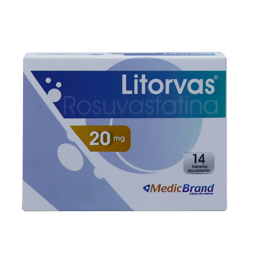 LITORVAS 20 MG TABLETAS RECUBIERTAS - Laboratorios