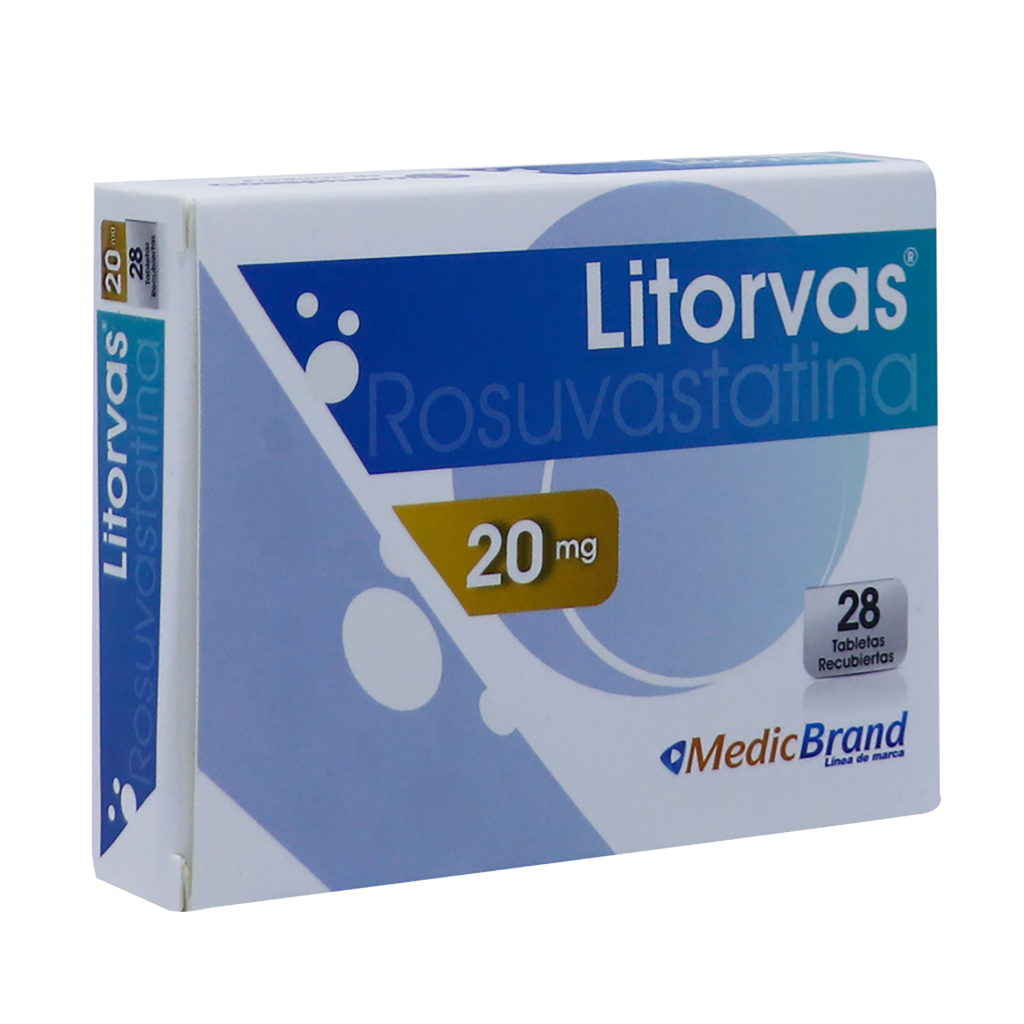 LITORVAS 20 MG TABLETAS RECUBIERTAS - Laboratorios