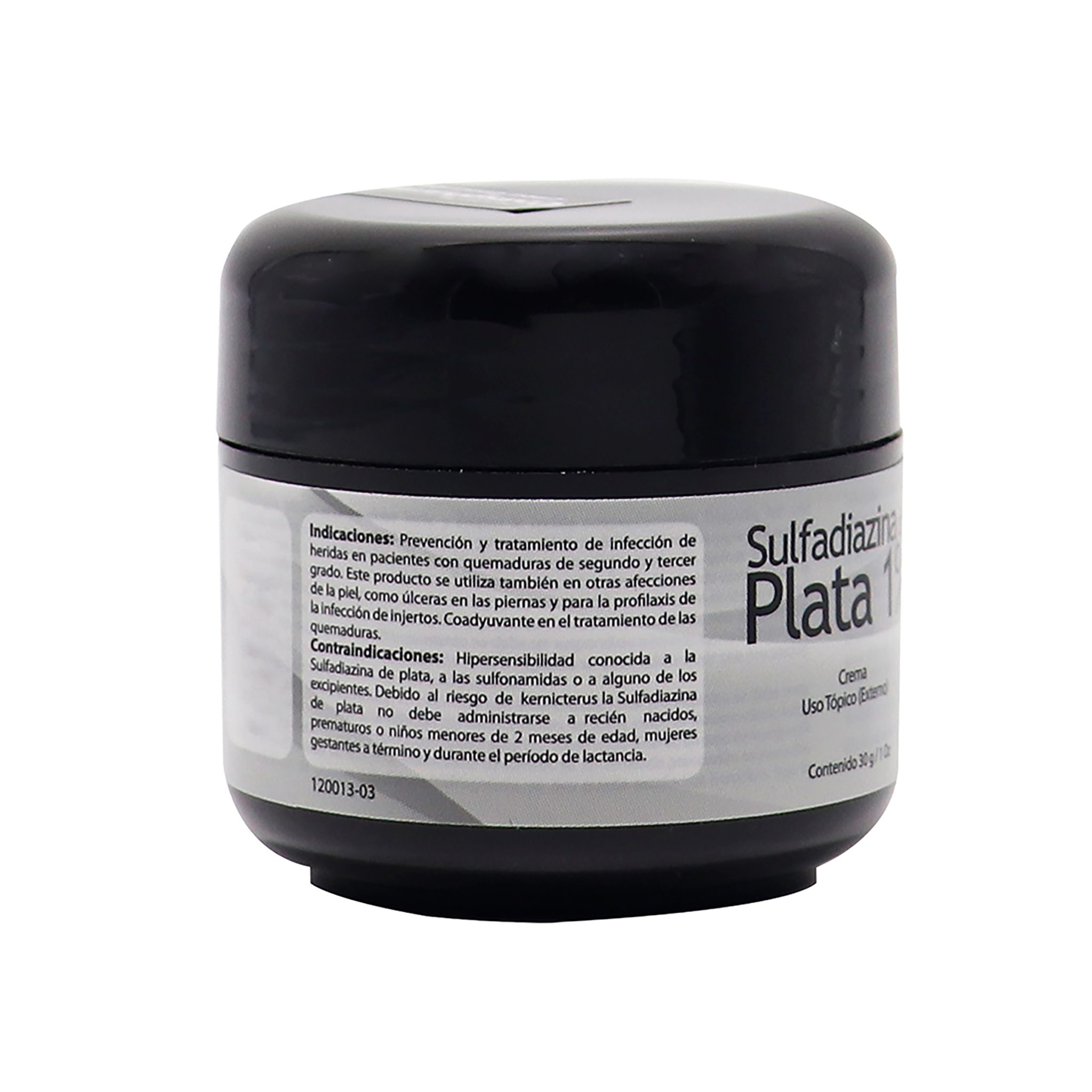 SULFADIAZINA DE PLATA 1%. CREMA - Laboratorios